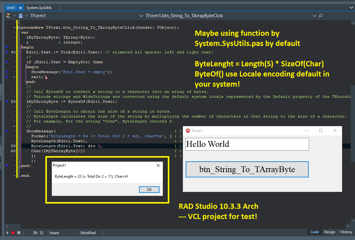 String Into TArray Delphi IDE And APIs Delphi PRAXiS en 